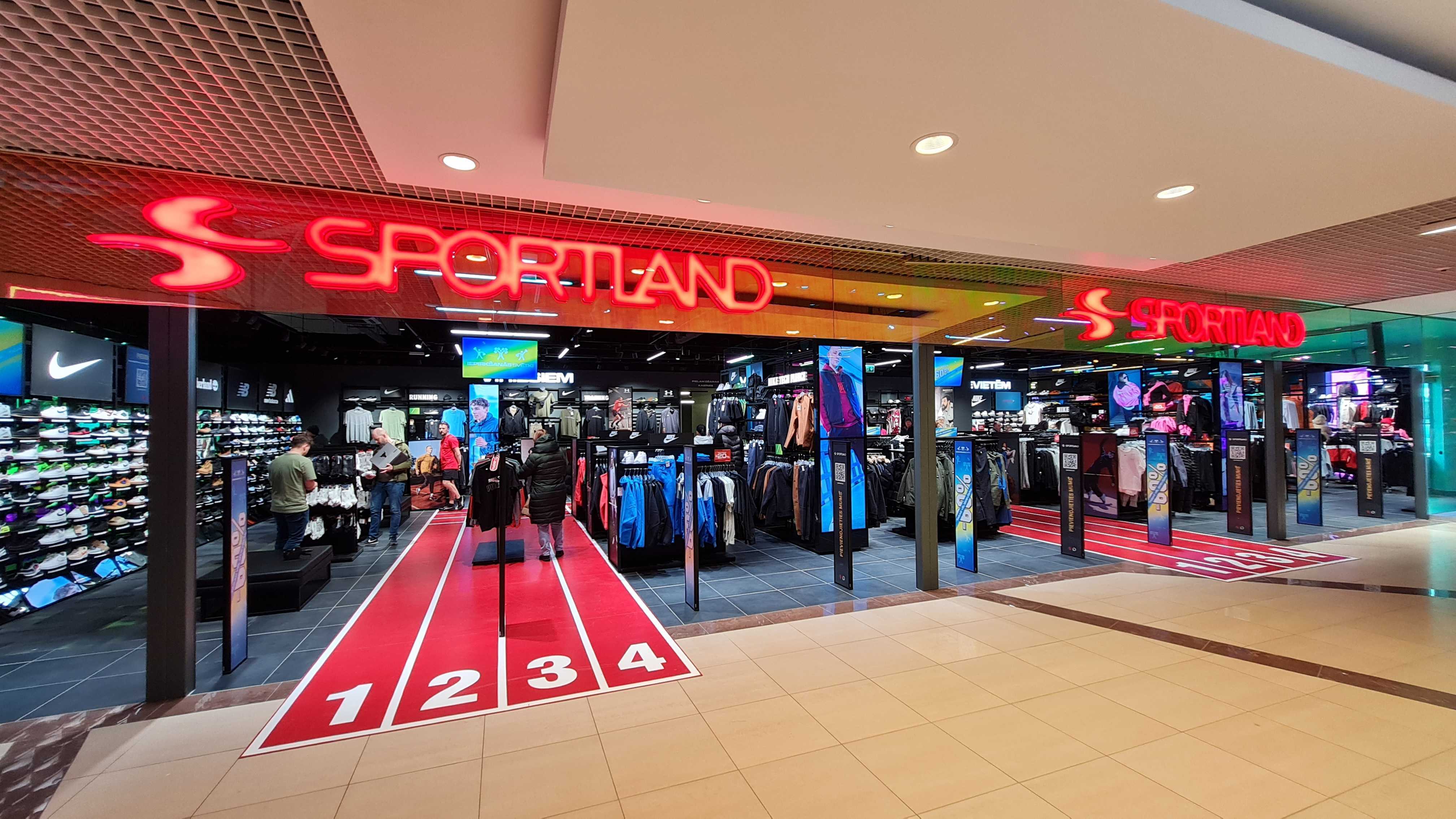 Find the closest Sportland Shop