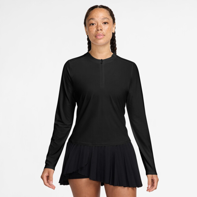 NIKE COURT ADVANTAGE DRI-FIT MID-LAYER TENNIS TOP | Tops and Shirts ...