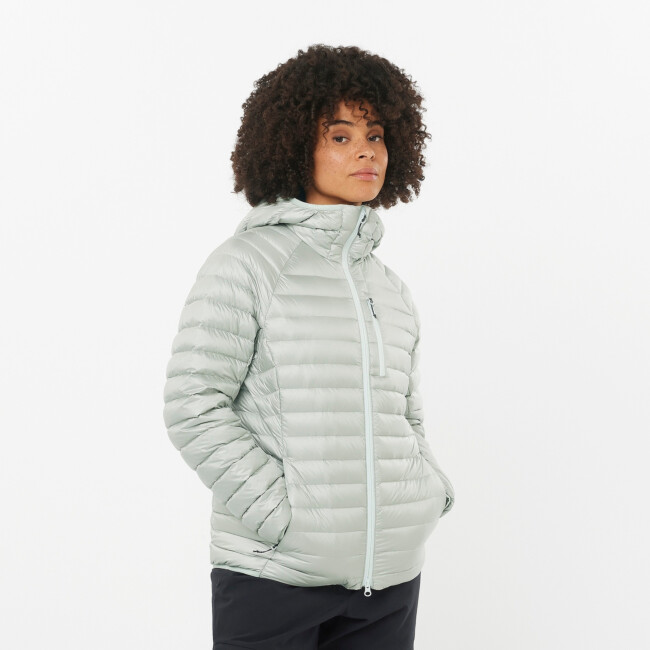 SALOMON WOMEN'S ELIXIR MICRO DOWN HOODED JACKET | Jackets and Parkas ...