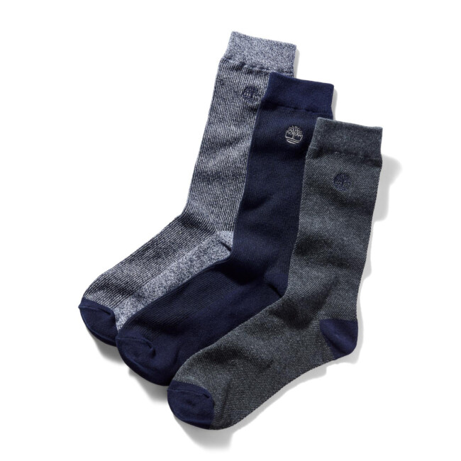 TIMBERLAND 3PP MARLED RIBBED PIQUE CREW | Socks and Sleeves | Sportland