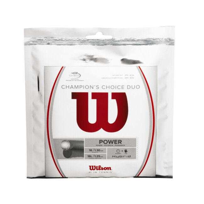 WILSON CHAMPIONS CHOICE DUO TENNIS STRING - SET | Racket Strings ...