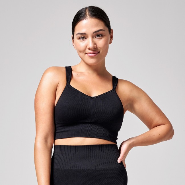 Casall women's seamless rib padded sports bra | sports bras | Training ...