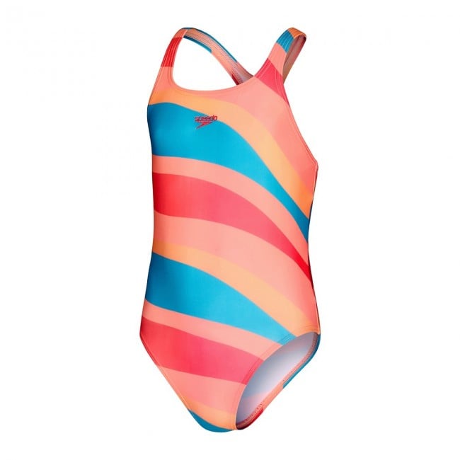 Speedo girls' printed medalist one piece swimsuit | swimwear and ...