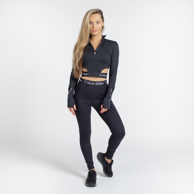 Calvin klein performance w 1 4 zip ls top tops and shirts Training Buy online Sportland