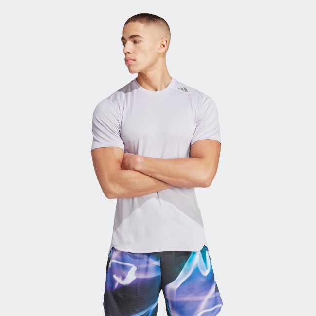 Adidas men's designed 4 training heat.rdy hiit training t-shirt | tops ...